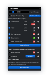 STL File Repair - MeshInspector