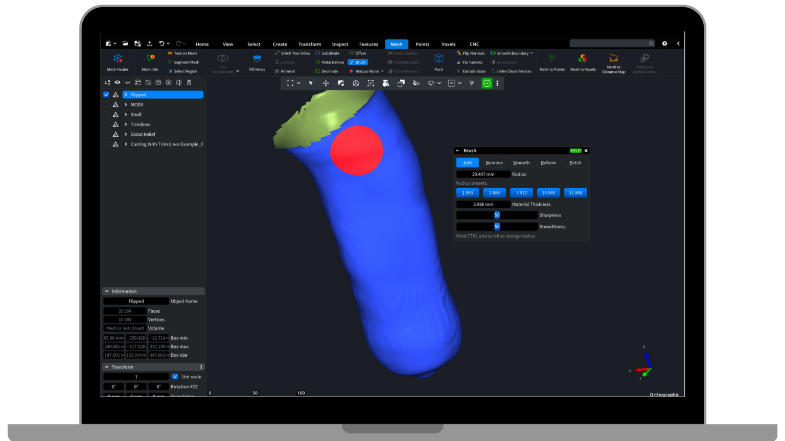 Patient-Specific Design - MeshInspector